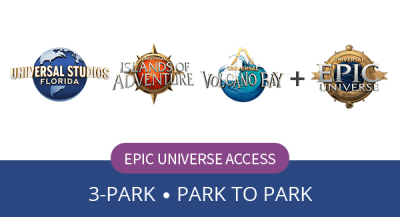 3-Park 4-Day Park-to-Park PLUS 1-Day Universal Epic Universe Ticket ...